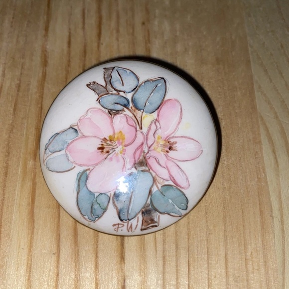 pirkko waltari | Jewelry | Vintage Hand Painted Pirkko Waltari Floral ...
